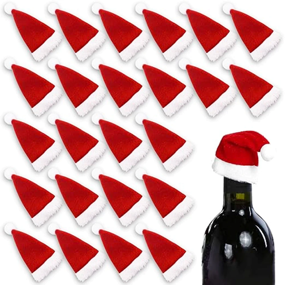 10-15-20pcs-Red-Mini-Santa-Hats-Cup-Bottles-Cover-Christmas-Sliverware-Santa-Hats-Table-Dinner.jpg