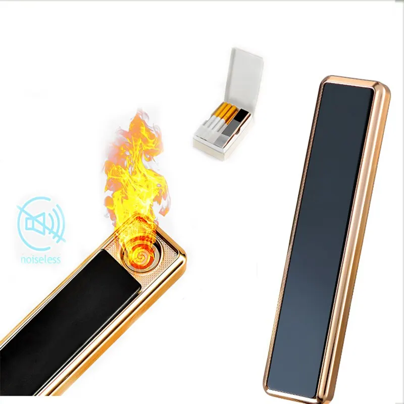 Rechargeable-Lighter-Windproof-Flameless-Igniter-Cigarette-Power ...