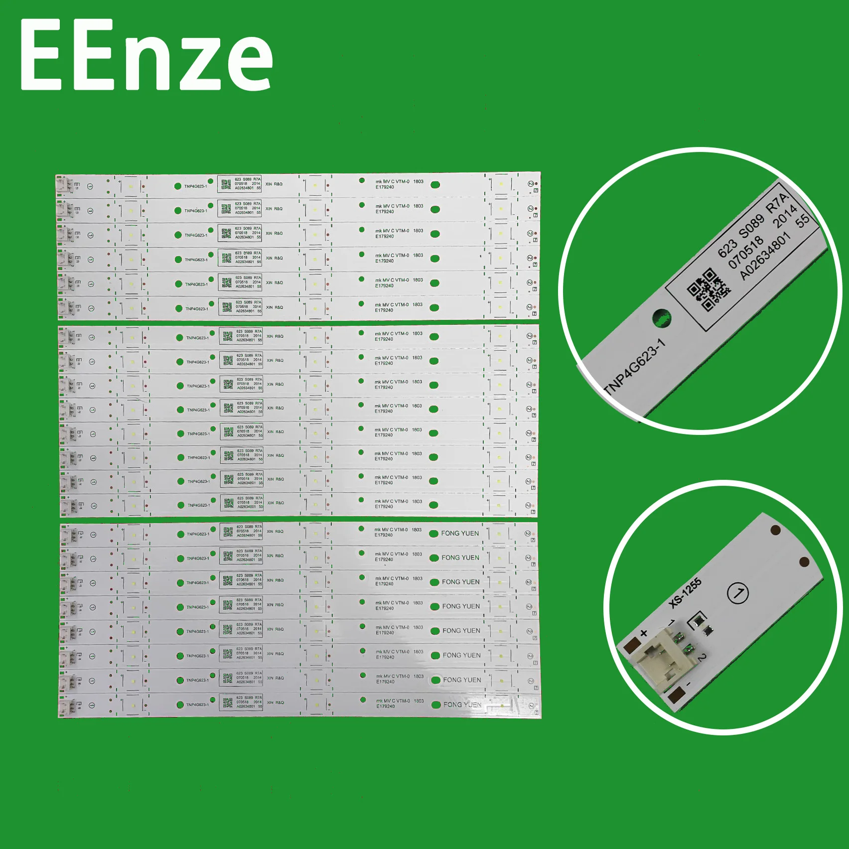 Tira de luces LED de iluminación trasera, accesorio para Tc 55ex600b ...