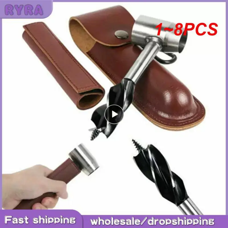 1-8PCS-Auger-Wrench-Protective-Sleeve-Outdoor-Survival-Hand-Drill ...