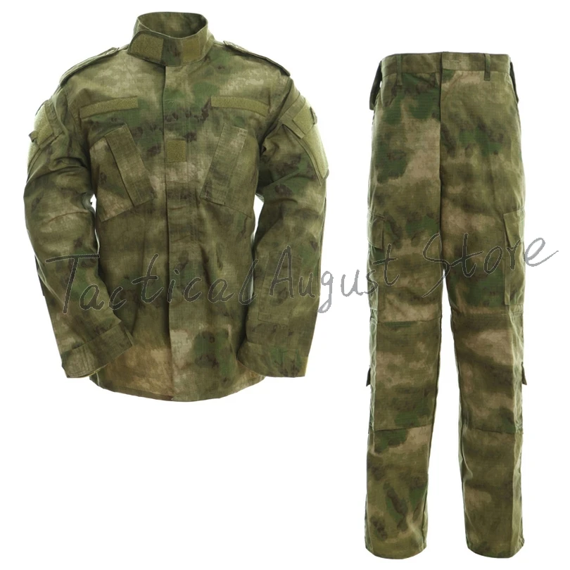Tactical-Russian-Mox-Style-Uniform-Green-Moss-Camouflage-Pattern-Tops ...