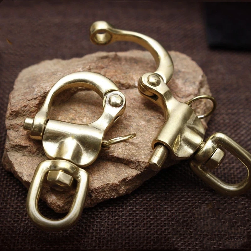 Brass-Handicraft-Key-Buckle-Waist-Various-Styles-Shoulder-Strap-Fixed ...