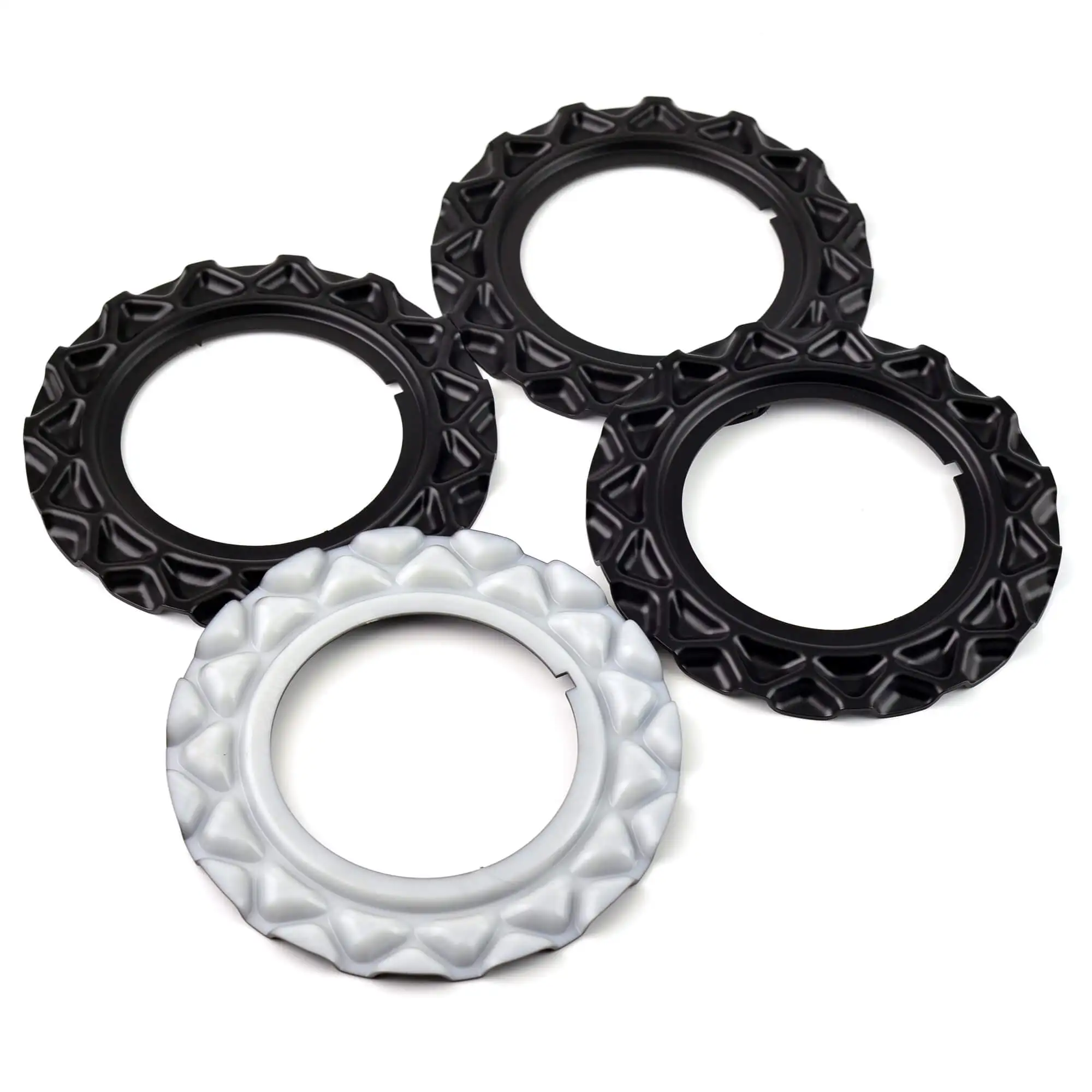 4pcs-151mm-Matt-Black-Wheel-Hub-Center-Caps-Ring-Cover-Homemade-Fits ...