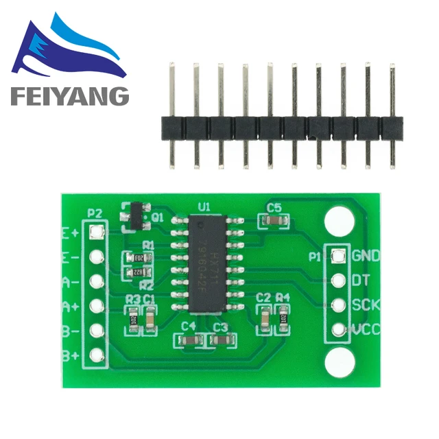 4PCS Human Scale Load Cell Weight Sensors + HX711 AD Module Weight ...