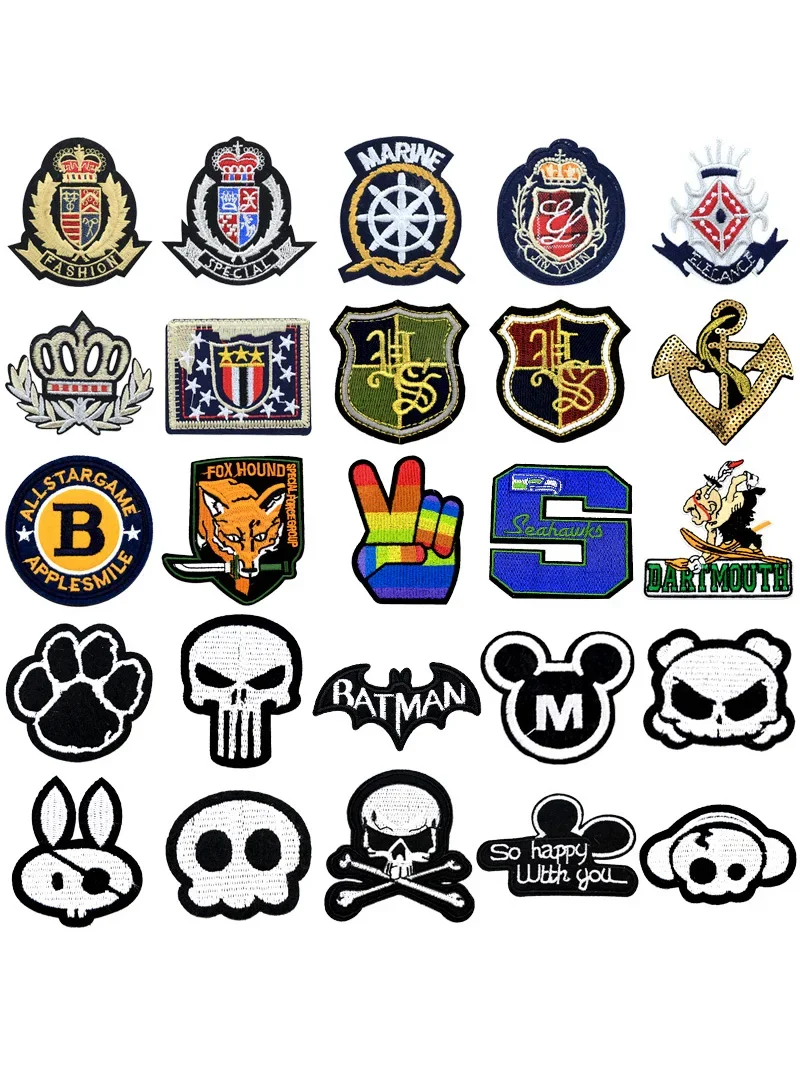 Embroidery-Applique-Ironing-Sewing-Supplies-Decorative-Badges-Patches ...