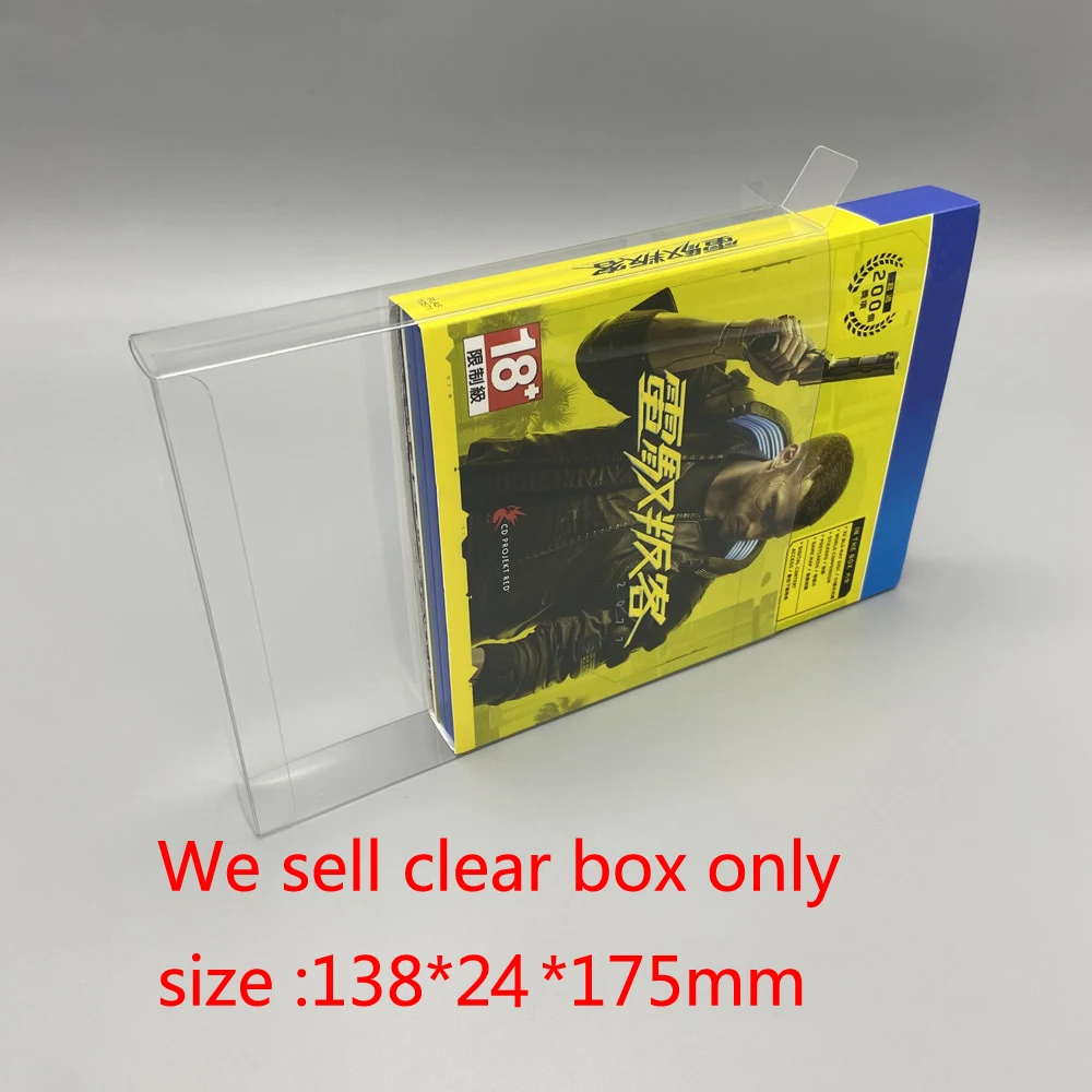 Clear-box-For-PS4-Cyberpunk-2077-game-card-Transparent-Collection ...