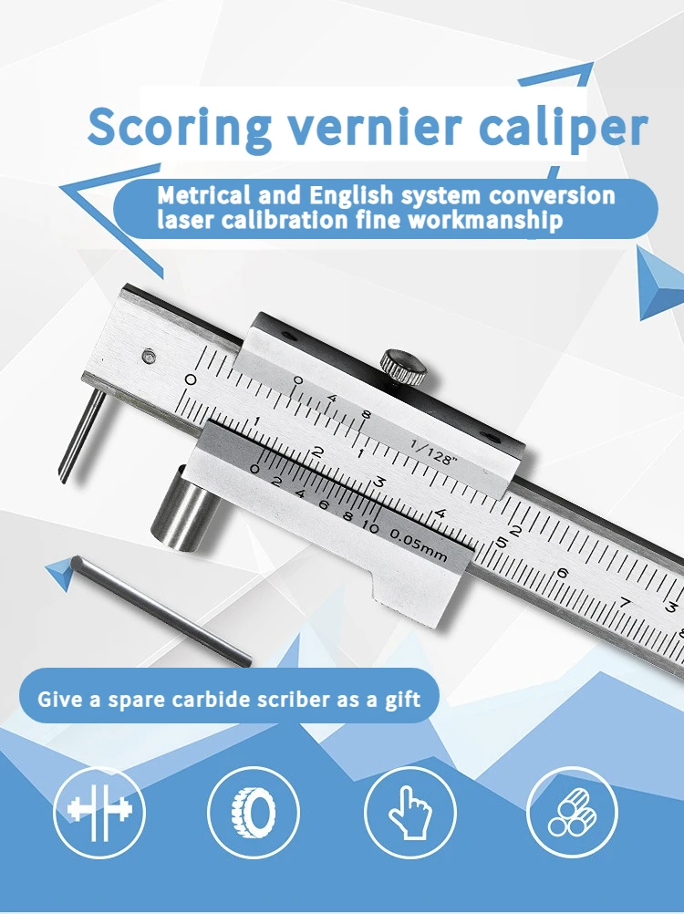 Parallel-Scribing-Caliper-0-200mm-Stainless-Steel-Vernier-Caliper ...