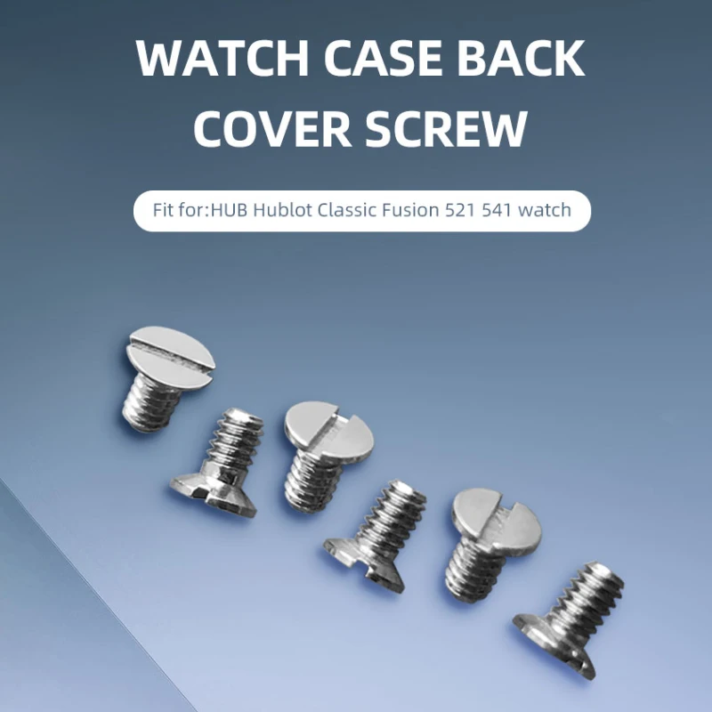 6pcs/set 521 Steel Watch Back Cover Screws for Hublot HUB Classic ...