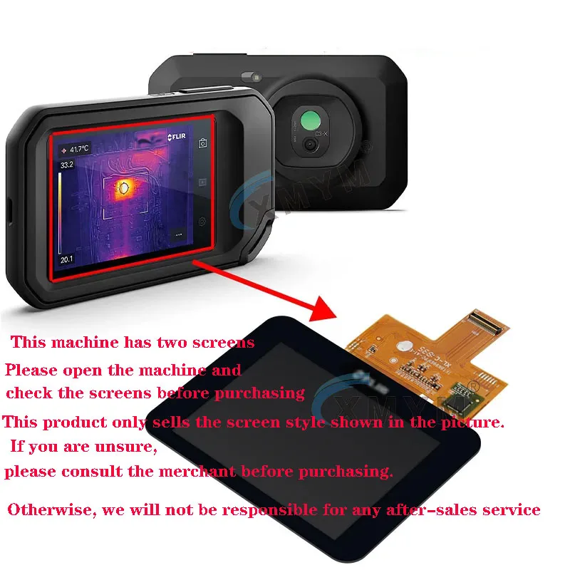 New LCD Display Screen For FLIR C3-X C2 LCD Thermal Imaging Screen ...