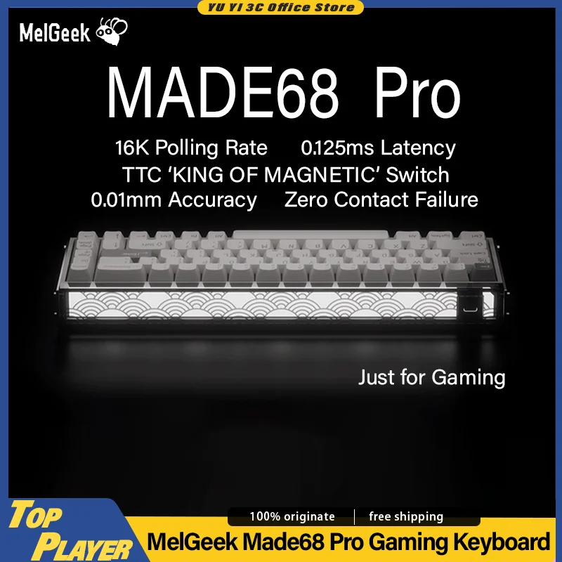 Teclado-MelGeek-Pro-Gaming-TTC-KOM-Magn-tico-Lat-ncia-Ultra-Baixa-Taxa ...