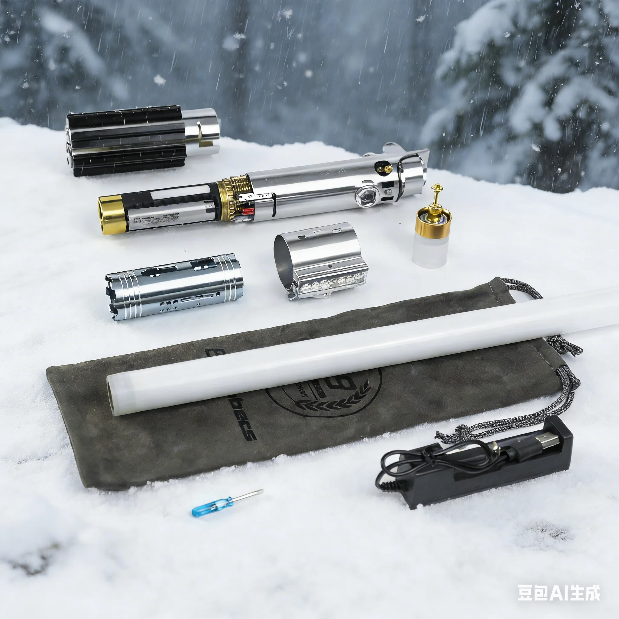 89Sabers Graflex クリスタル Bluetooth Neopixel ライトセーバー Proffieboard3.9 コア ...