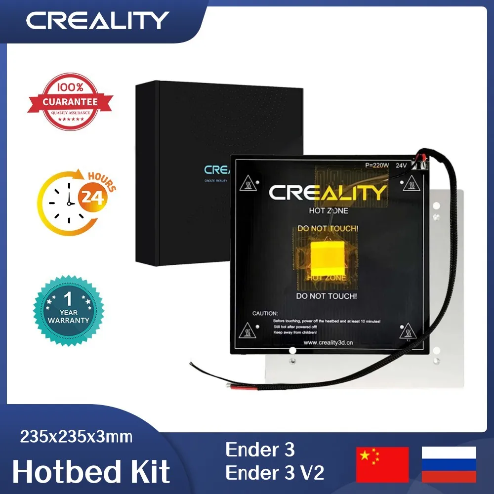Creality Ender-3/Ender-3 V2 Hotbed Kit Replacement Heated Bed 235X235 ...