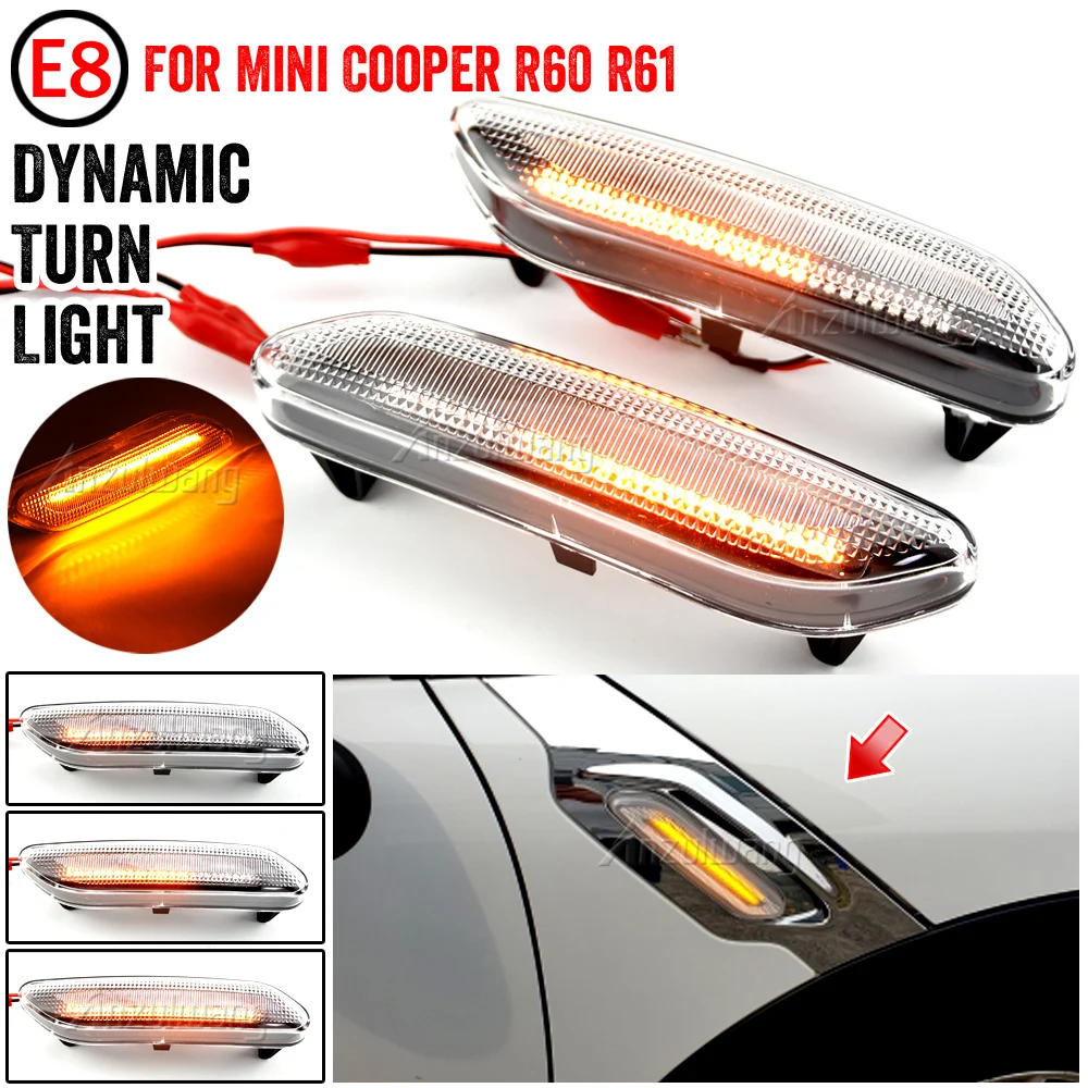 1-Pair-Flowing-Turn-Signal-Light-Dynamic-LED-Side-Marker-Light-12v-Side ...