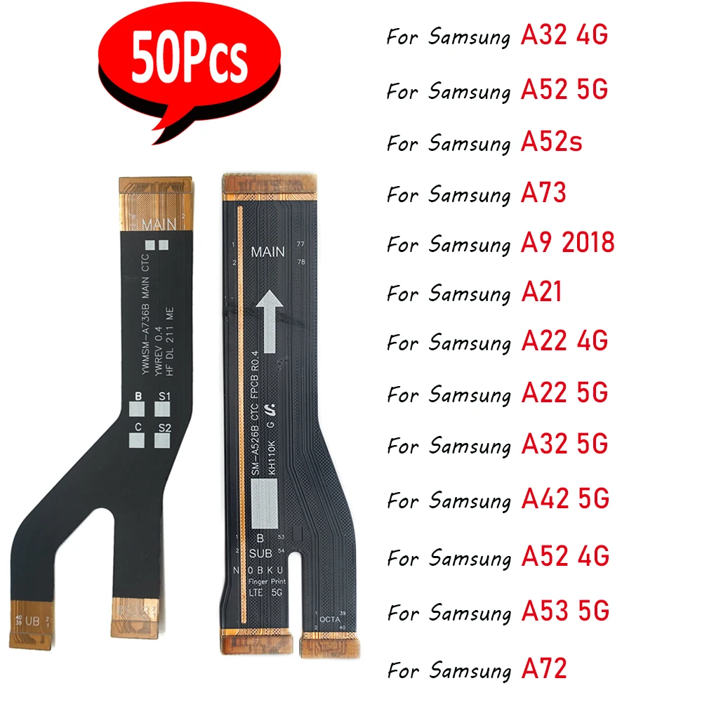 50Pcs-Original-Motherboard-FPC-Main-Board-Connector-Flex-Cable-For-Samsung-Galaxy-A73-A21-A72 ...