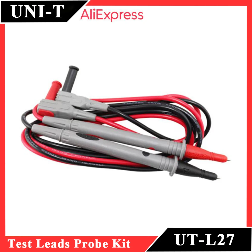 UNI-T-UT-L27-Extension-Test-Leads-Probe-Kit-for-Multimeter-Clamp-Meter ...