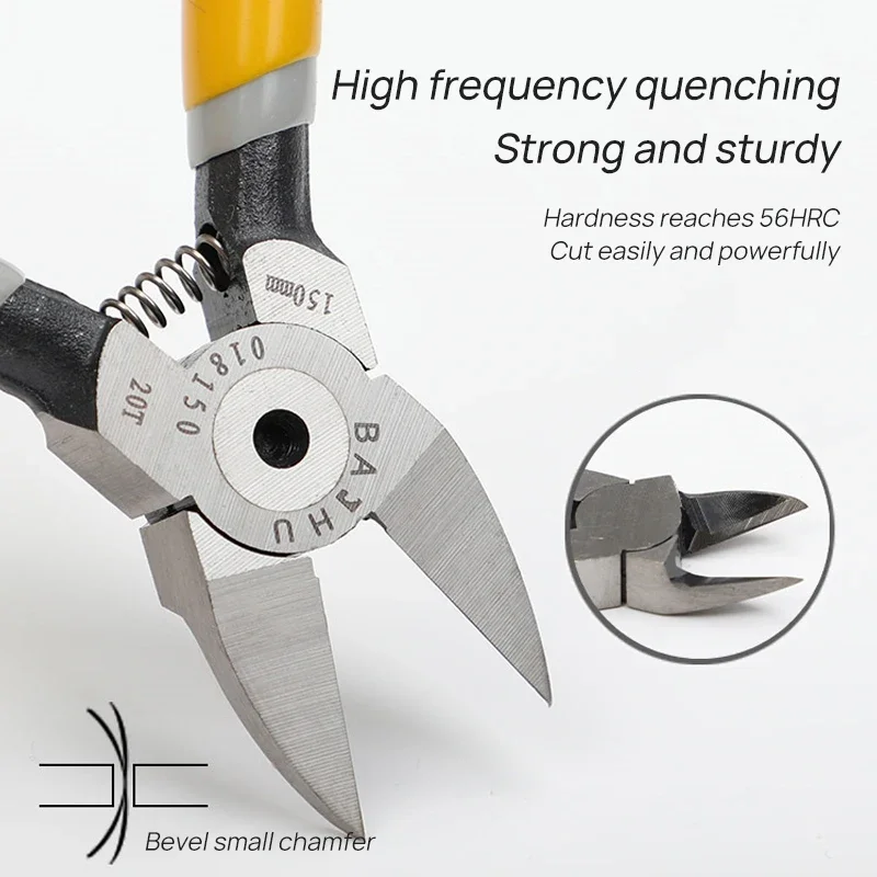 CR-V-Plastic-pliers-Side-Cutter-5inch-Jewelry-Cutters-Electrical-Wire ...