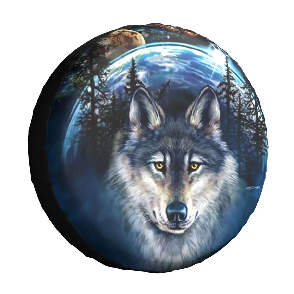 Custom-Wolf-Spare-Tire-Cover-for-Animal-4x4-Trailer-Car-Wheel ...