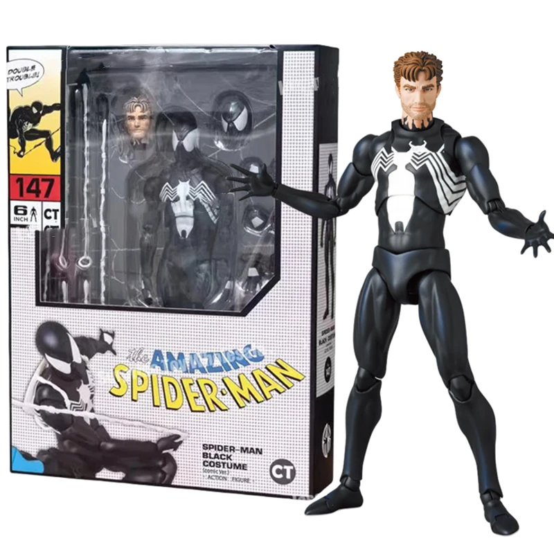 Ct-Black-Spider-Man-1-12-Action-Figures-MAFEX-147-Comic-Version-S-H ...