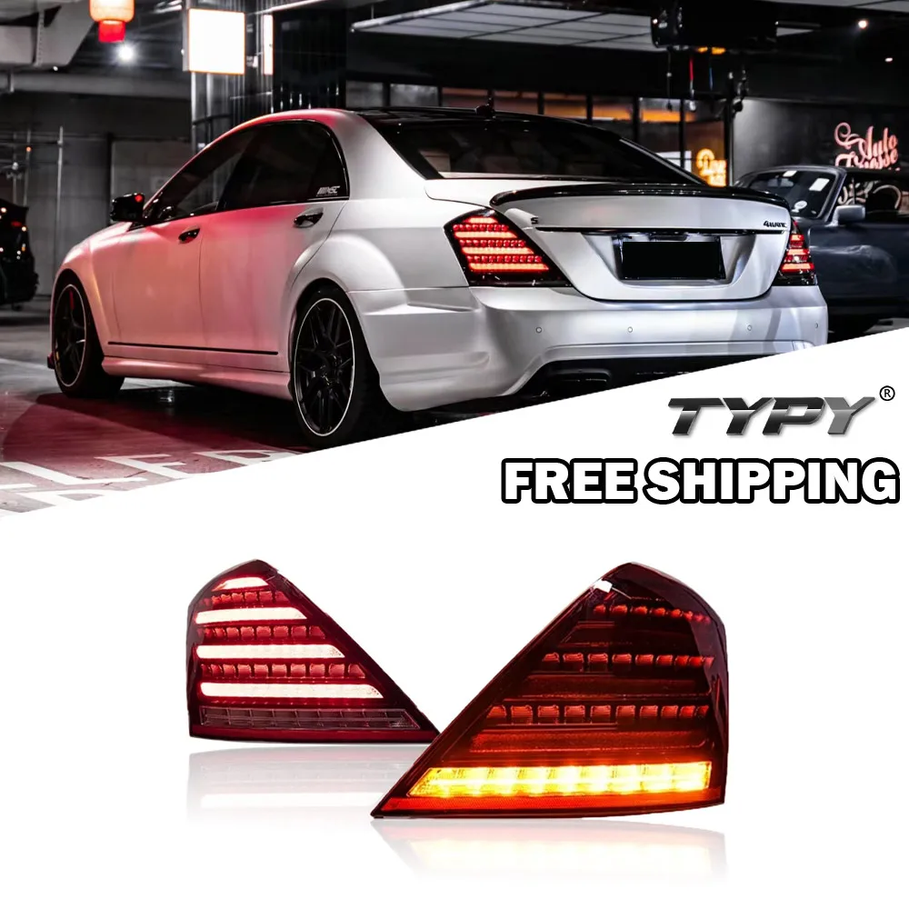 TYPY-Car-TailLampS-For-Benz-S-Class-W221-2006-2013-Upgrade-Modified-LED ...