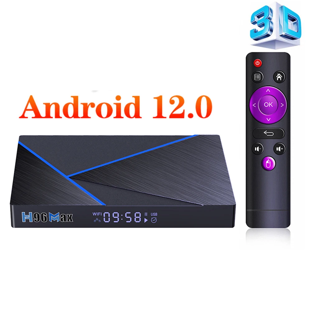 H96-Max-V56-Smart-TV-Box-Android-12-8GB-64GB-8K-RK3566-1000M-H96Max-Set ...