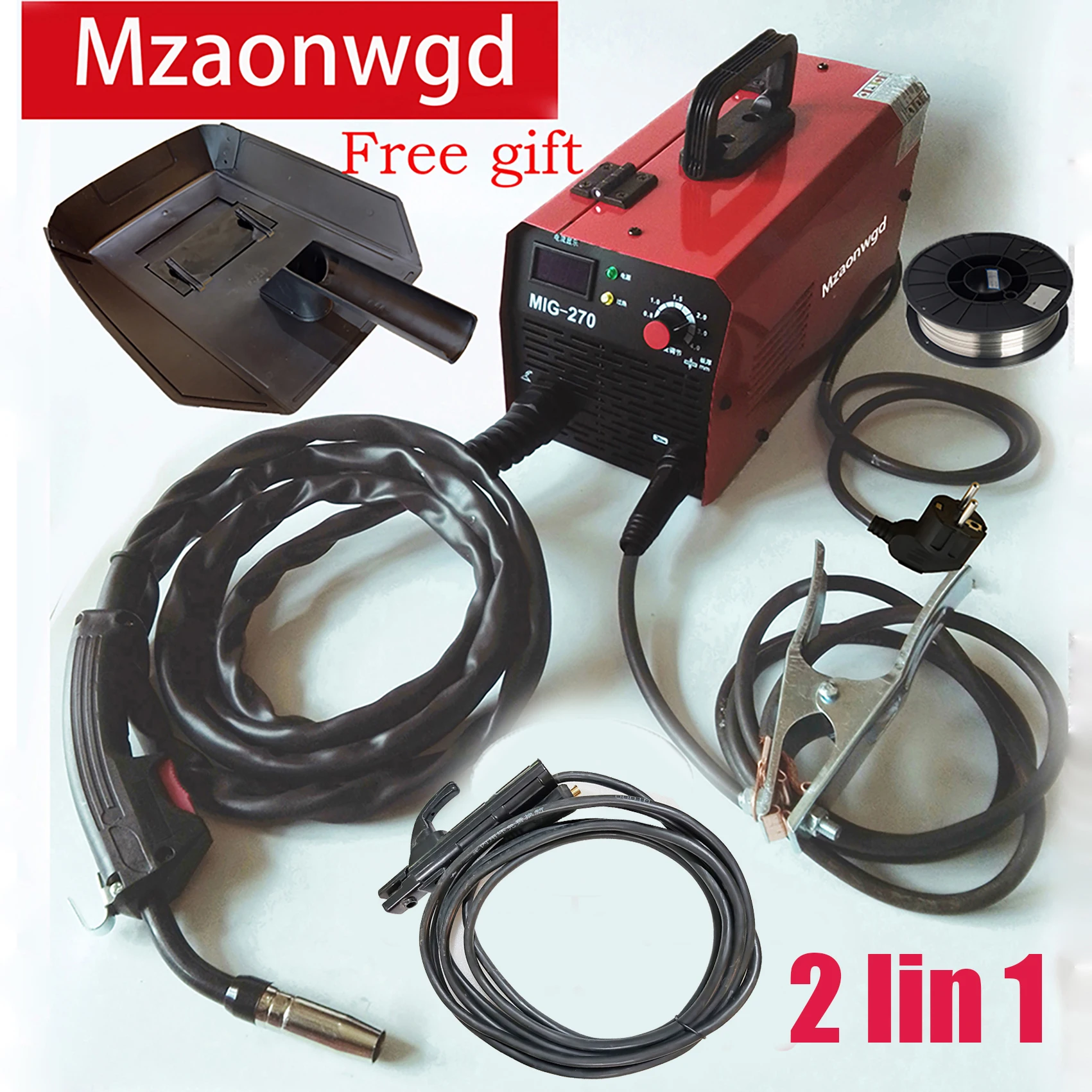220V-No-gas-welding-machine-MIG-2-in-1-Semi-automati-mig-Welding ...