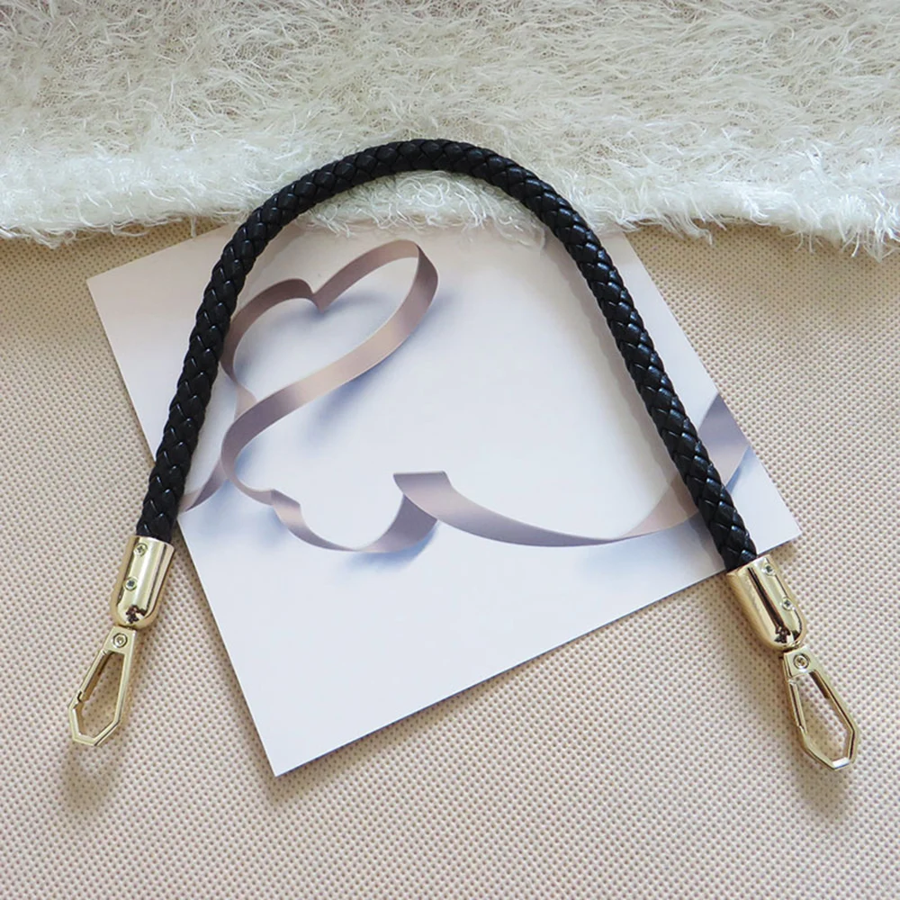 Fashion Black Braided Bag Strap Women Shoudler Bag Strap DIY ...
