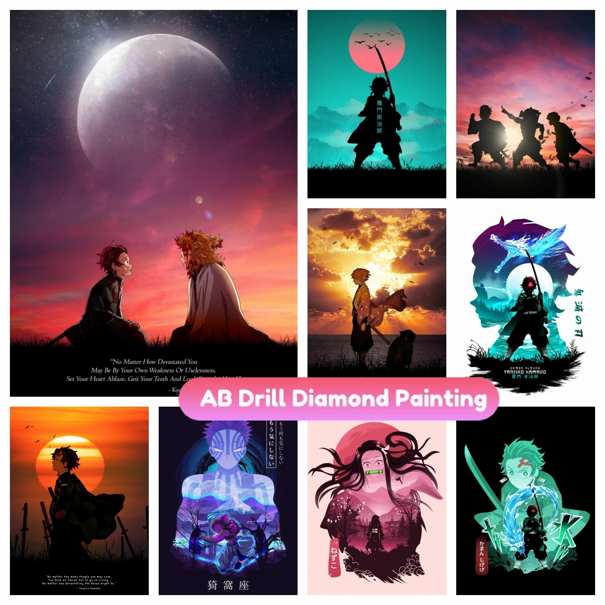 Demon-Slayer-5D-AB-Diamond-Painting-Tanjiro-Kamado-Japanese-Hot-Anime ...