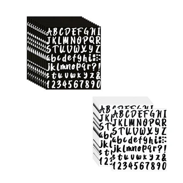 Vinyl Stick On Alphabet Letters