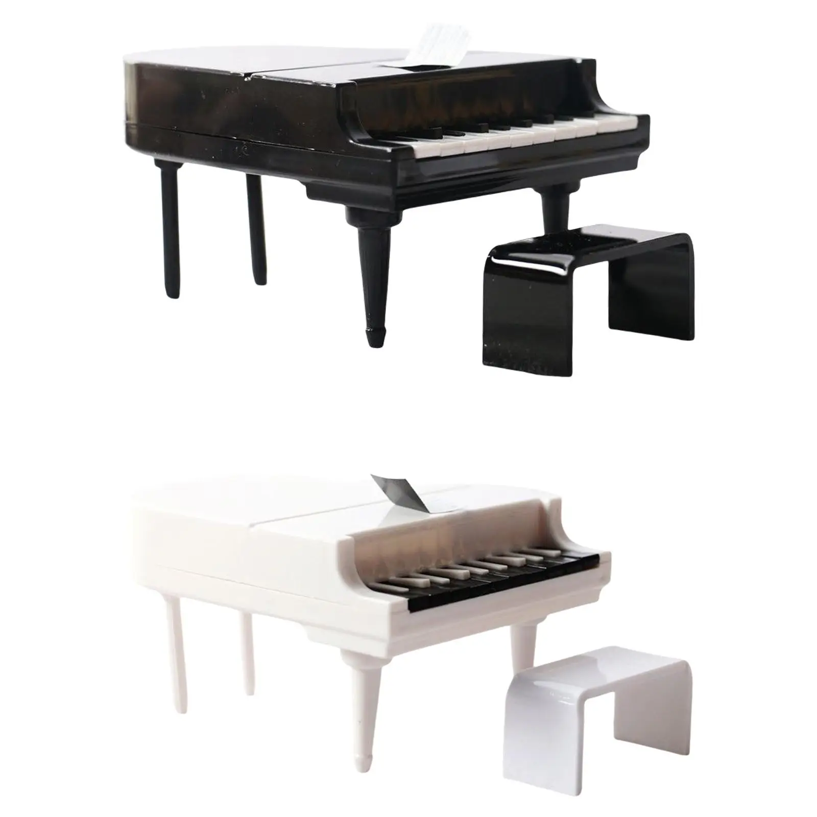 Plastic-Dollhouse-Miniature-Piano-Model-Dollhouse-Furnitur-Ornament ...