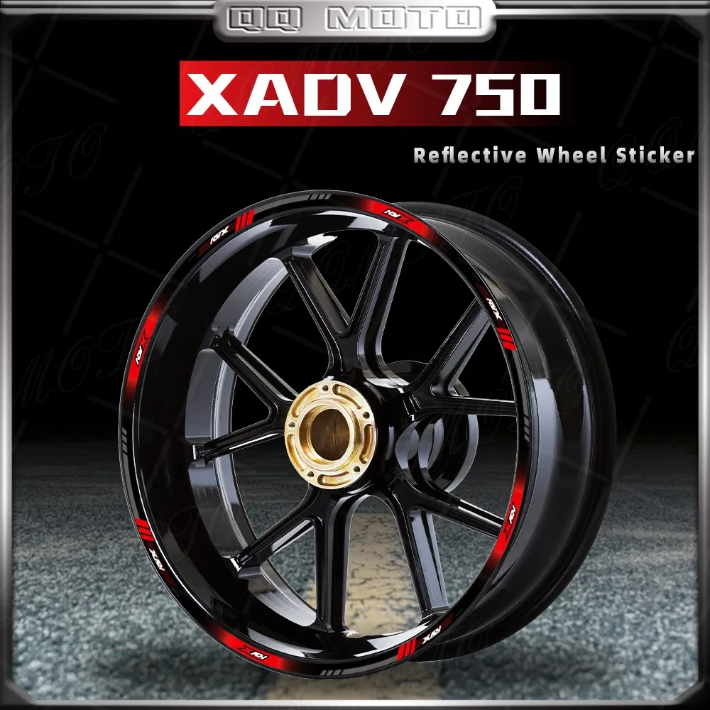 For-x-adv-750-X-ADV-750-Adventure-Motorcycle-Reflective-Wheel-Stickers ...