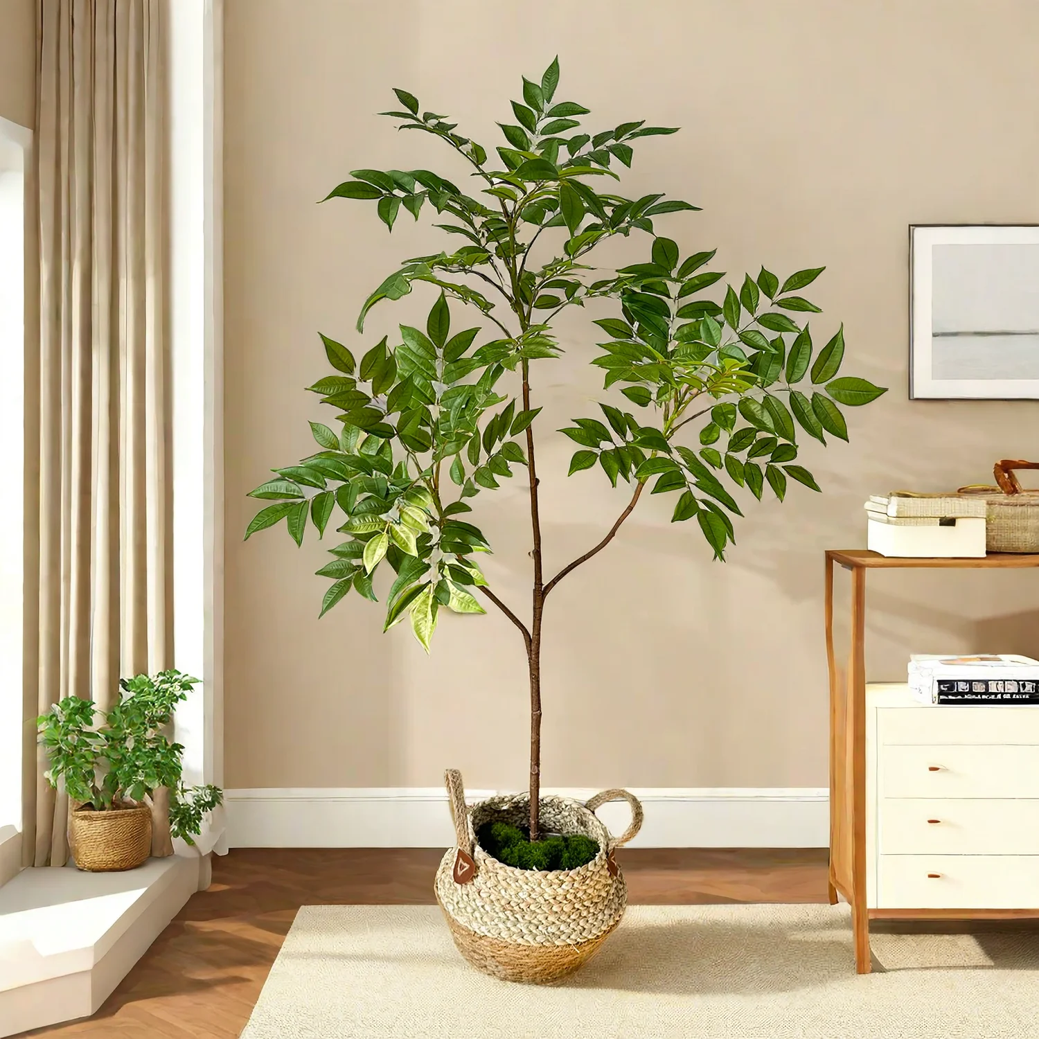 75-120cm-Large-Artificial-Plants-Fake-Lacquer-Tree-Branch-Plastic ...