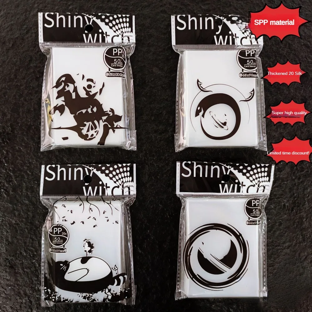 50Pcs-Clear-Card-Sleeves-66x91-58x89-61x88-65x90mm-TCG-Trading-Card ...