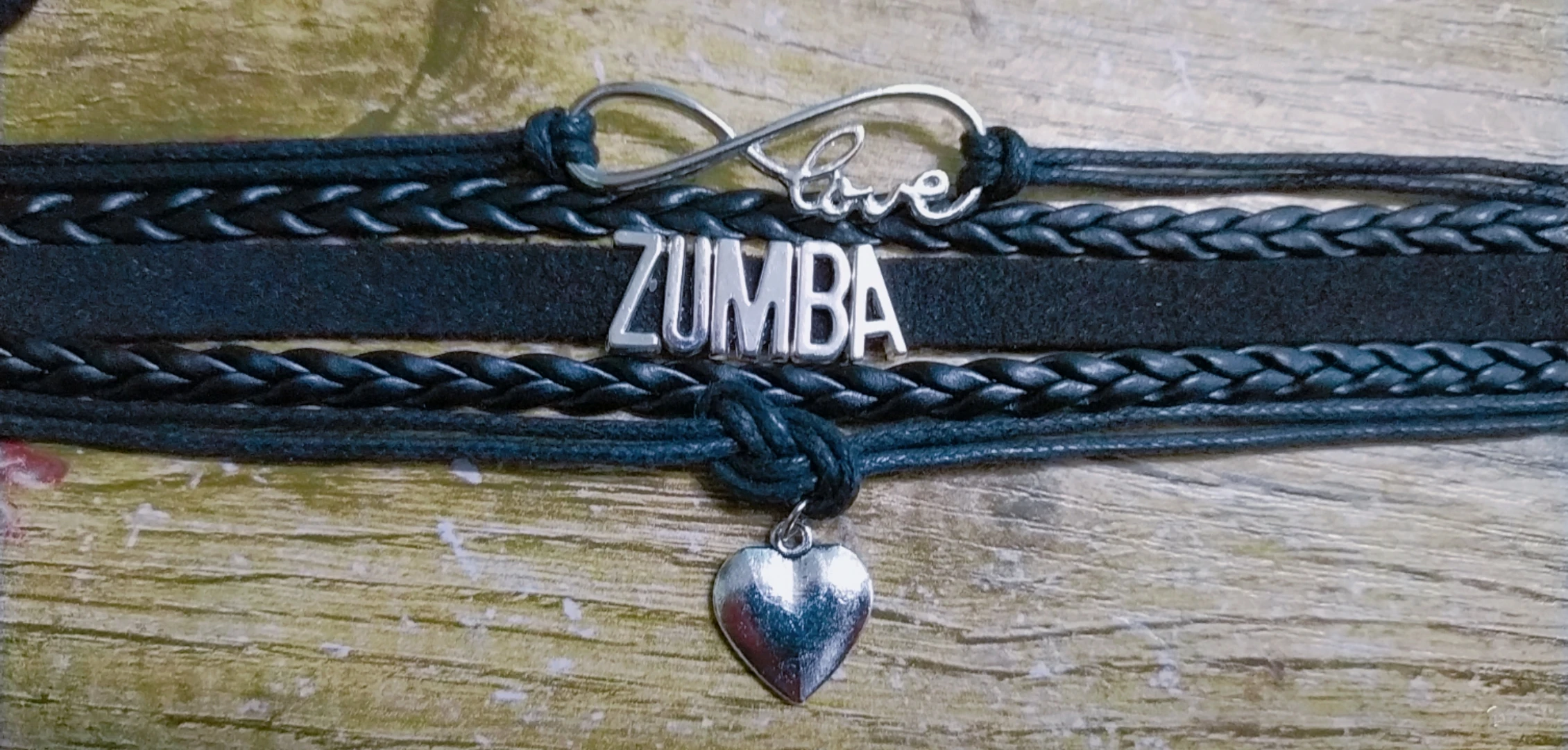 Love-Zumba-Bracelet-Fashion-Heart-Charm-Zumba-Dancers-Wrap-Bracelets ...