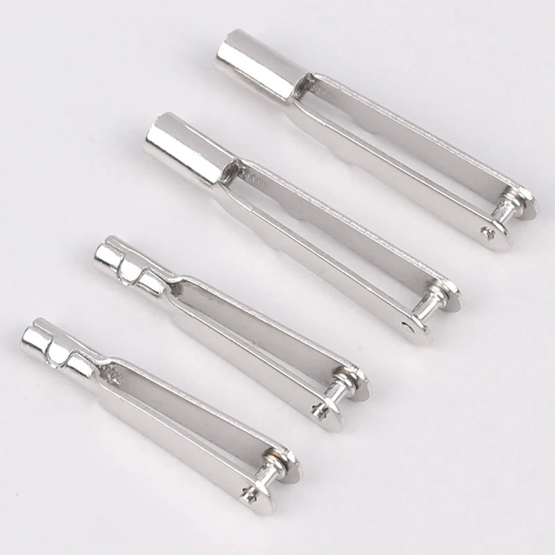 10PCS M2/M3 Metal Iron Clevis Chuck Pull Rod Connector Clamp Horn Alloy ...