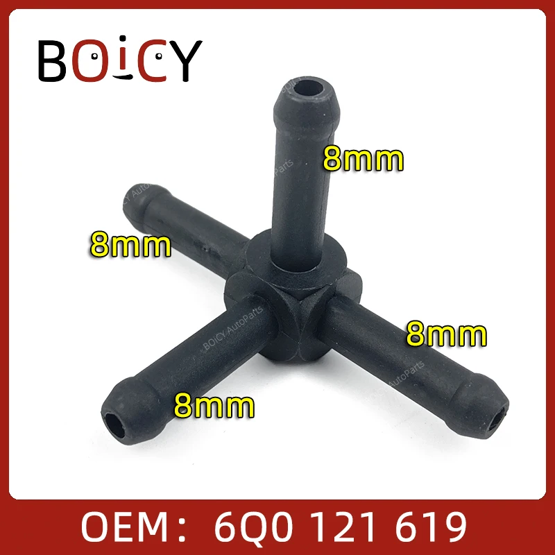BOICY Coolant Flange Cooling Pipe 8x8x8x8 for Caddy Golf Jetta Polo ...