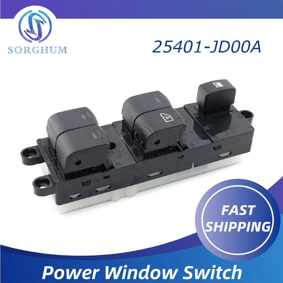 25401-JD00A-25401-EB30B-Front-Right-Master-Electric-Power-Window-Switch ...