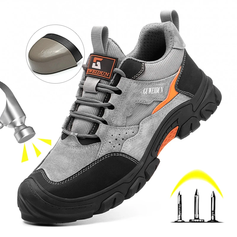 Cowhide-Safety-Shoes-Breathable-Work-Shoes-Steel-Toe-Anti-Smash-Safety ...