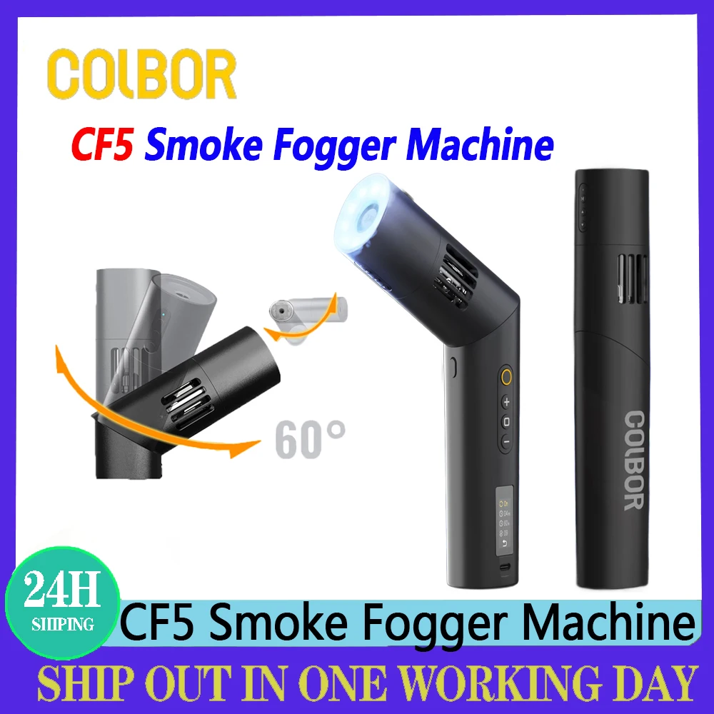 COLBOR CF5 HandHeld Smoke Fogger Machine Bendable With Remote Control ...