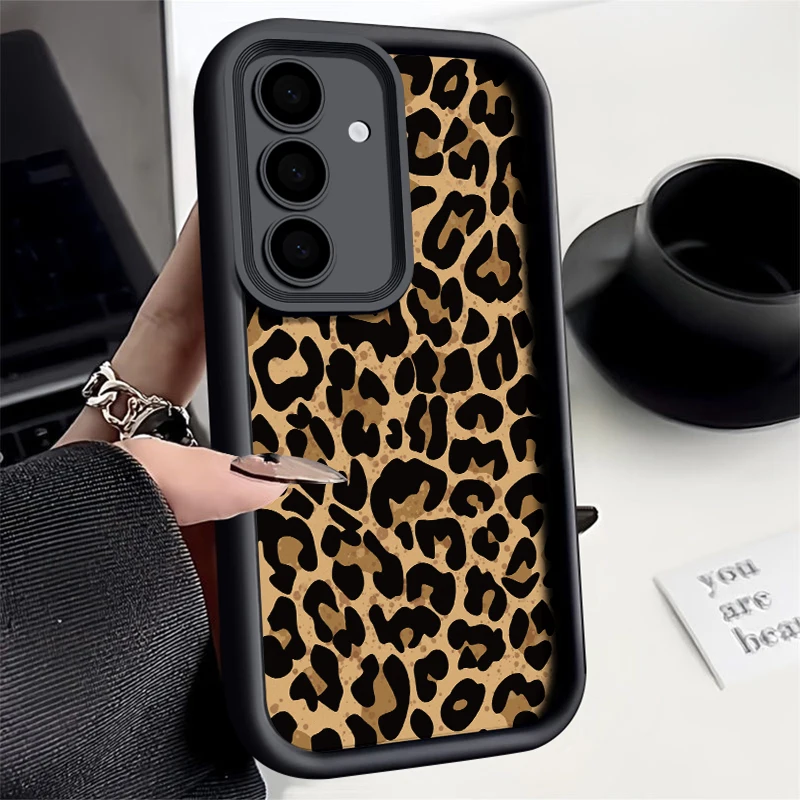 Luxury Leopard Print Graphic Phone Case Cover for Samsung A54 5G (11)