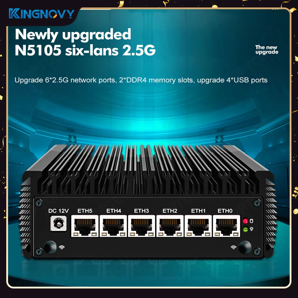 2-5G-Soft-Router-Celeron-N5105-Intel-i226-2500M-6-LAN-2-DDR4-NVMe-SSD ...