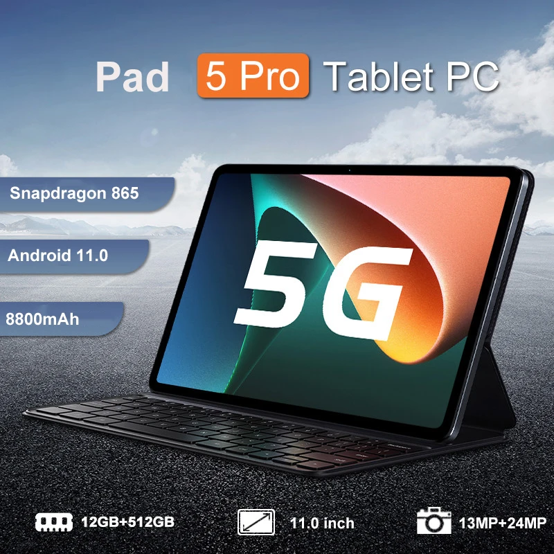 2023-nuova-versione-globabl-Pad-5-Pro-Tablet-PC-Snapdragon-865-Tablet ...
