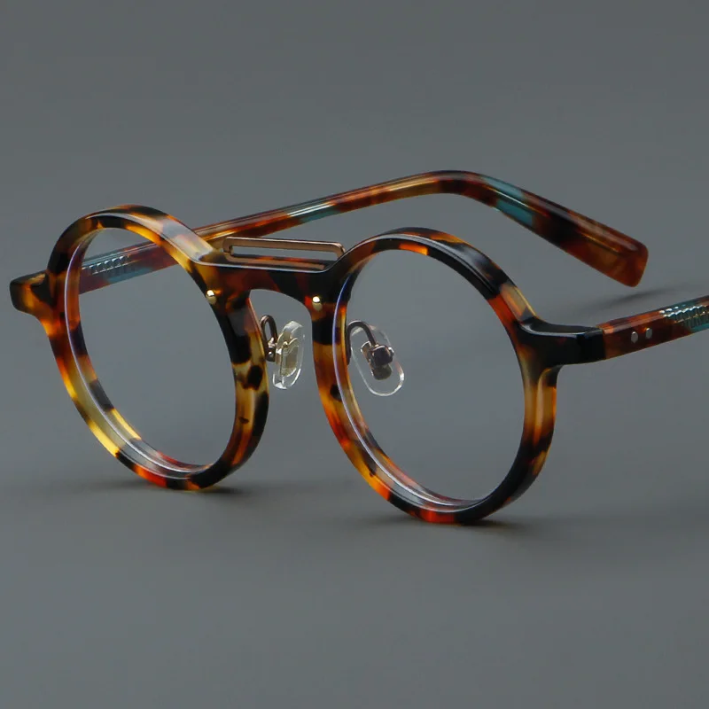 New-board-glasses-with-vintage-frame-5815-round-frame-European-and ...