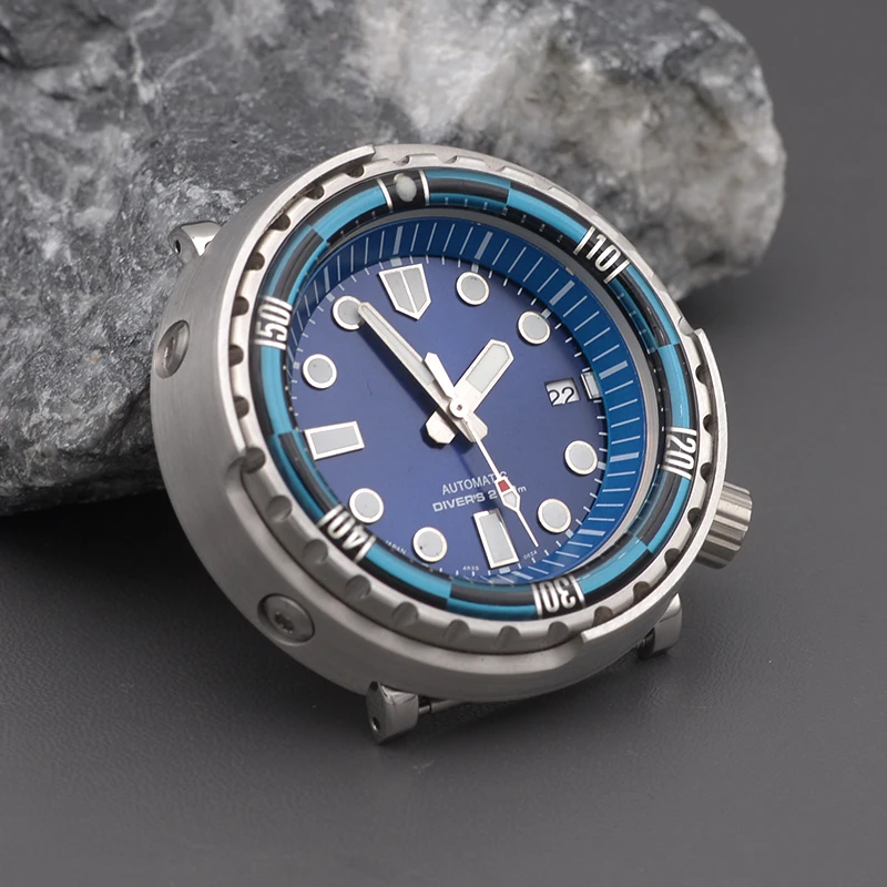 Reloj-de-buceo-impermeable-para-hombre-caja-de-acero-inoxidable-esfera ...