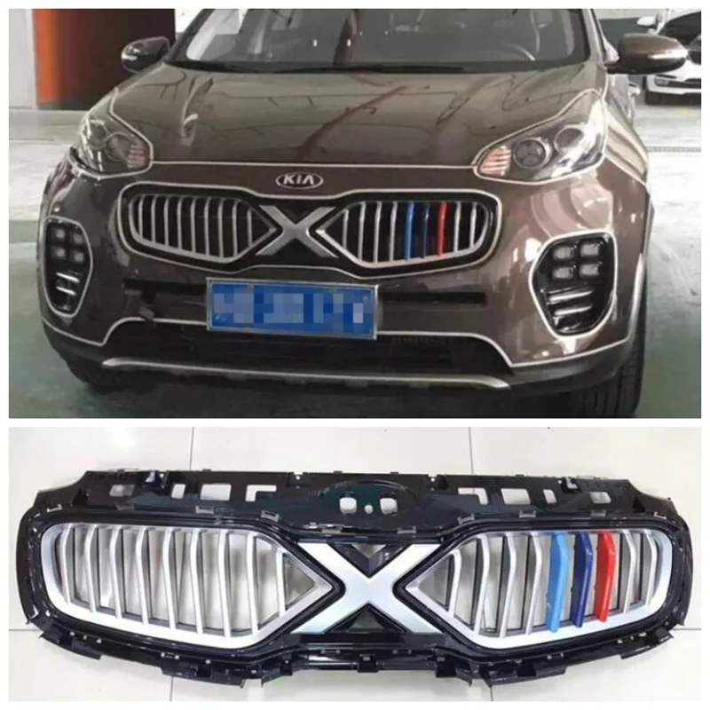 Fits-For-KIA-Sportage-KX5-2016-2017-2018-High-quality-Car-Mesh-Grille ...