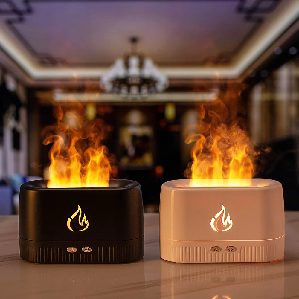 LED-colorful-night-light-ultrasonic-atomizer-simulation-flame ...
