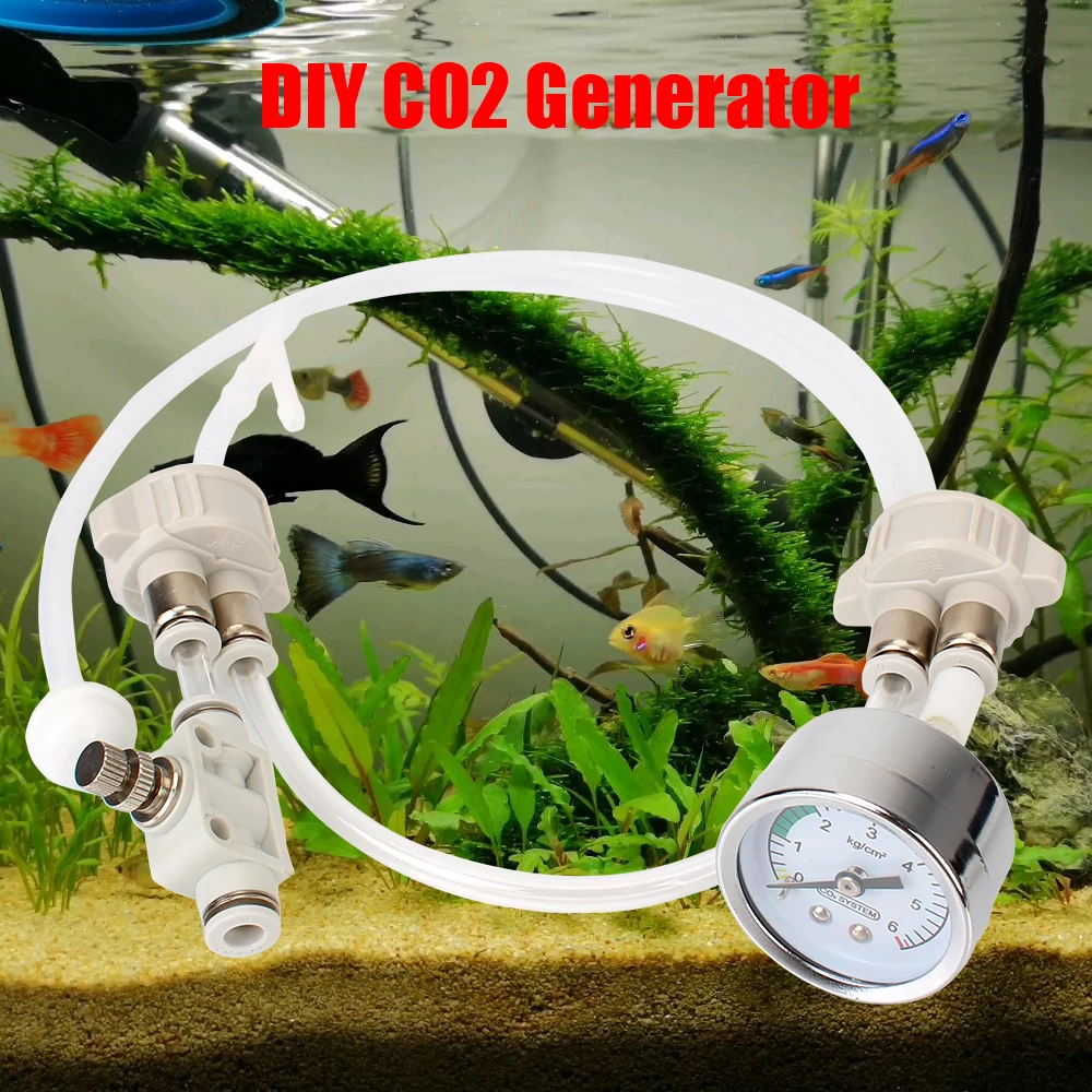 Homemade CO2 With Pressure Air Flow Device CO2 Generator System Kit DIY ...