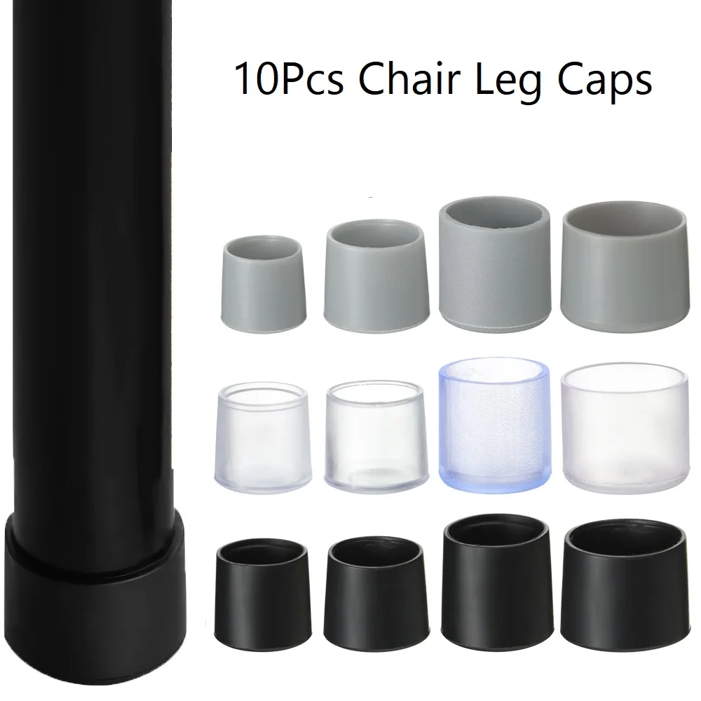 10Pcs-Set-Chair-Leg-Caps-Non-Slip-Rubber-Furniture-Feet-Caps-Furniture ...