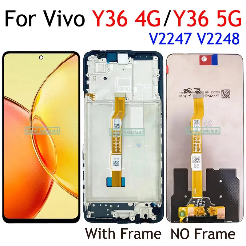 6-64-Inch-Black-For-Vivo-Y36-4G-V2247-Vivo-Y36-5G-V2248-LCD-Display ...
