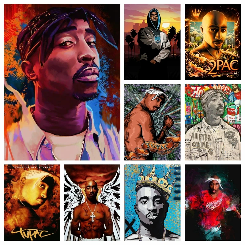 West Coast Rappers Collage