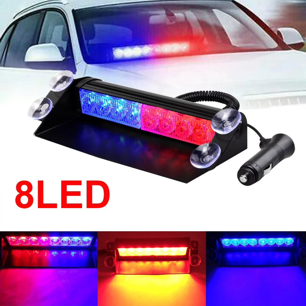 Police Car Flashing Lights